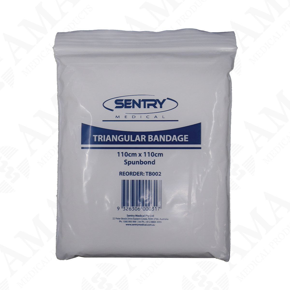 Triangular Bandage Non-Woven White Non-Sterile