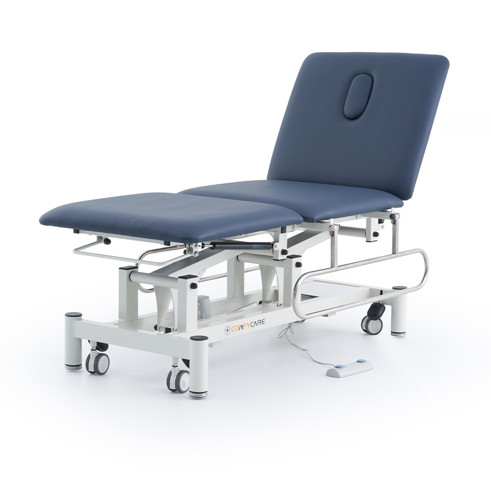 Pacific Medical 3 Section Medical Treatment Couch with Side Rails