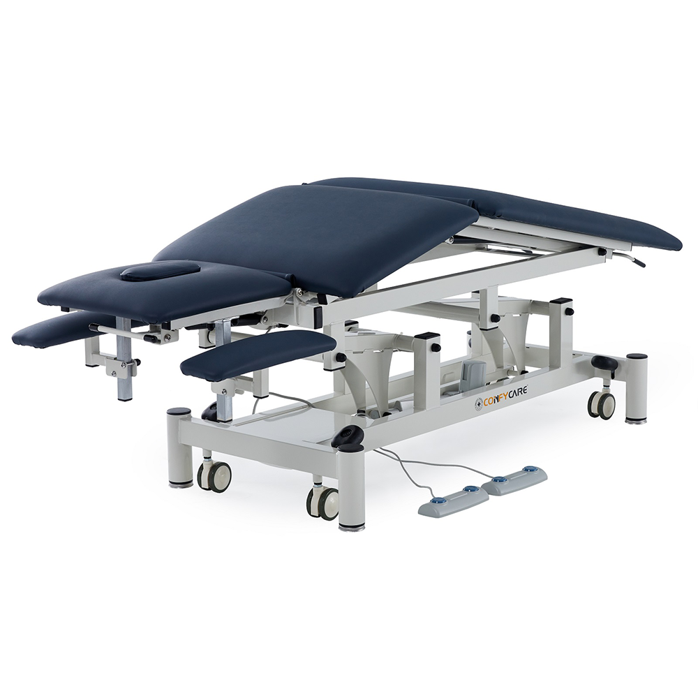 Pacific Medical 5 Section 66cm Wide Electric Hi/Low Treatment Couch wi
