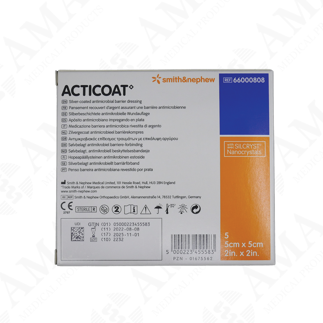 Smith and Nephew Acticoat Wound Dressing