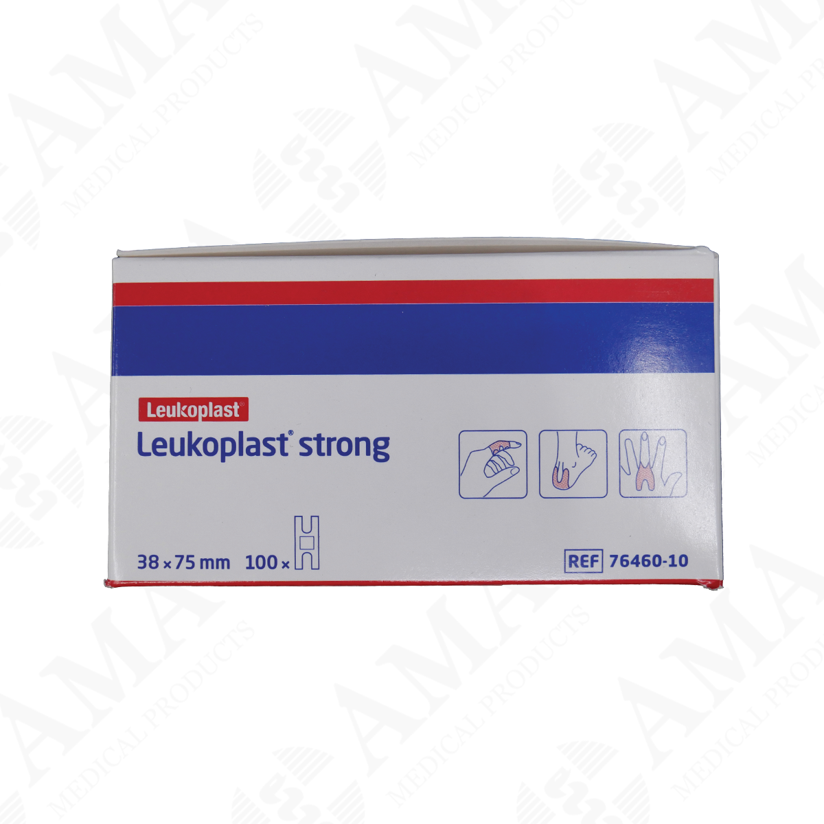 Leukoplast Strong Fabric Dressing Strip Knuckles