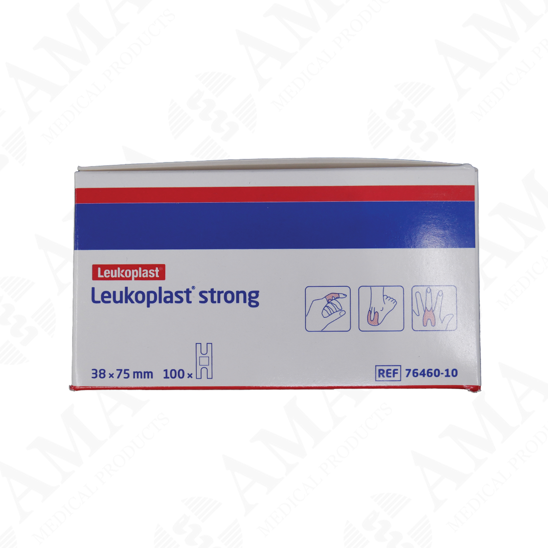 Leukoplast Strong Fabric Dressing Strip Knuckles