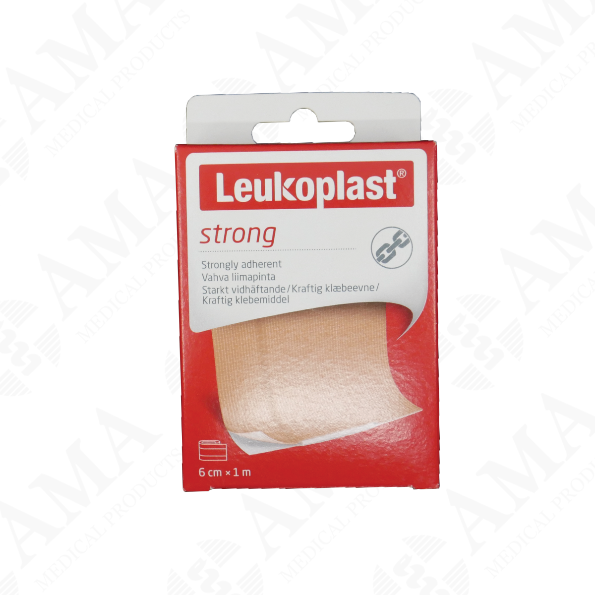 Leukoplast Strong Fabric Dressing Strip 6cm x 1m Cut to Size