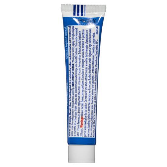 Bonjela Mouth Ulcer and Teething Gel 87mg/g Choline Salicylate 15g