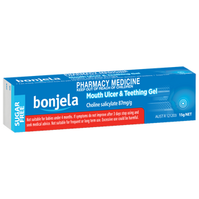 Bonjela Mouth Ulcer and Teething Gel 87mg/g Choline Salicylate 15g