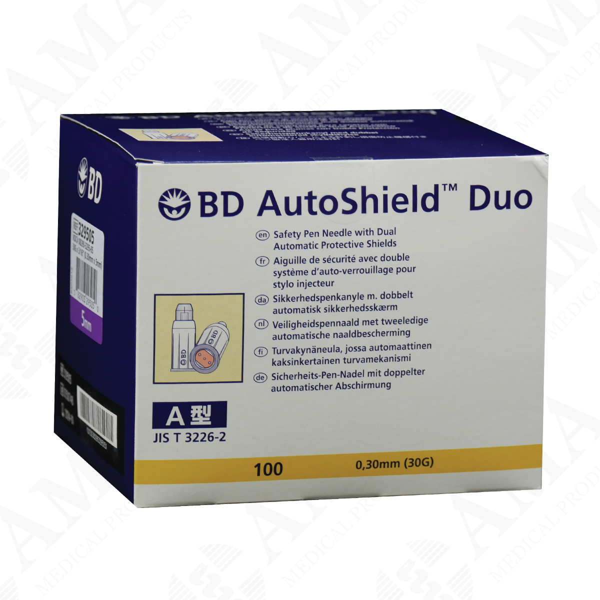 BD AutoShield Duo Safety Pen Needle 30G x 5mm