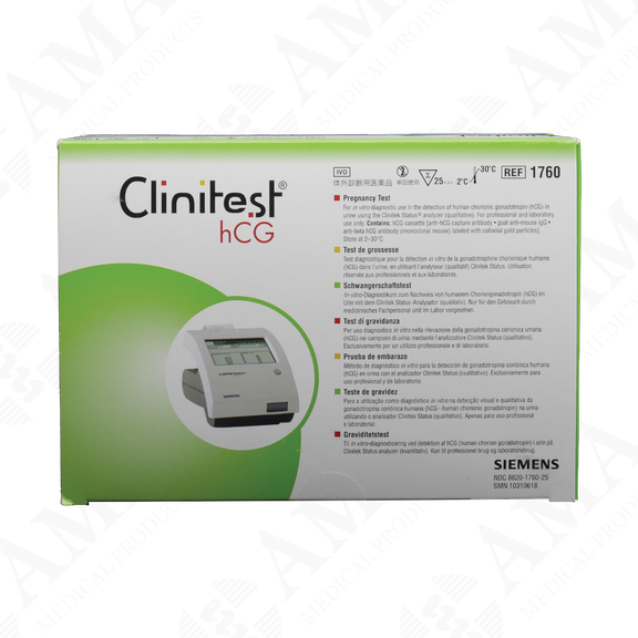 Siemens Clinitest hCG Assay Test Kit