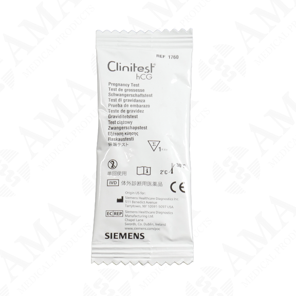 Siemens Clinitest hCG Assay Test Kit