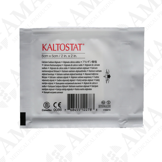 Convatec Kaltostat Calcium-Sodium Alginate Wound Dressing 5x5cm