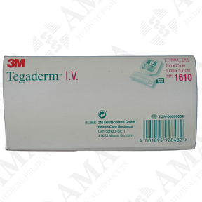 3M Tegaderm 1610 Paediatric IV Transparent Film Dressing 5 x 5.7cm