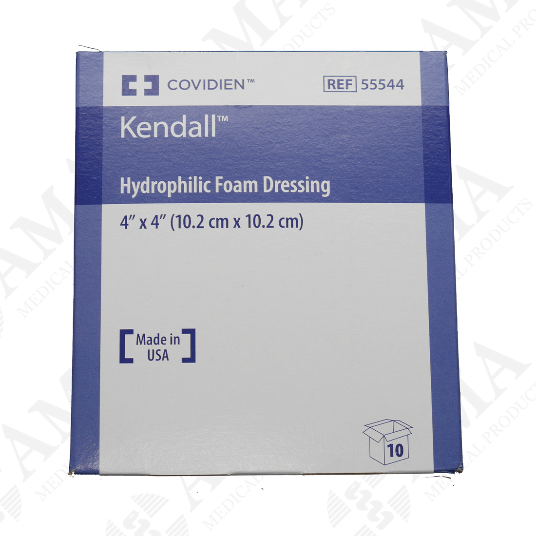 Covidien Kendall - Hydrophilic Foam Dressing 10.2 x 10.2cm