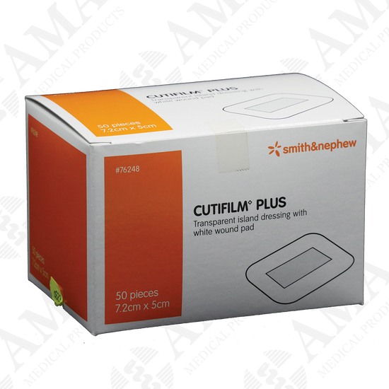 Smith & Nephew Cutifilm Plus Waterproof Film Island Dressing 5x7.2cm