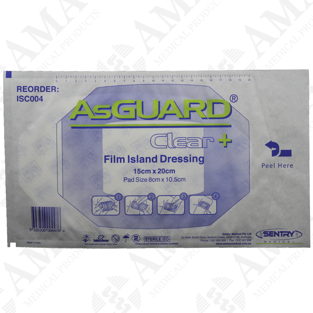 Buy Sentry Medical AsGUARD Clear Island Dressing Online