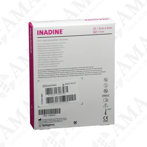 Inadine PVP-I Non Adherent Dressing 5x5cm