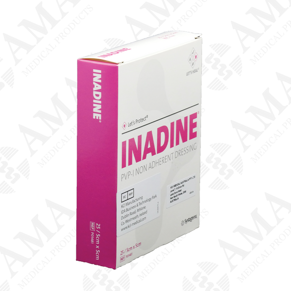 Inadine PVP-I Non Adherent Dressing 5x5cm
